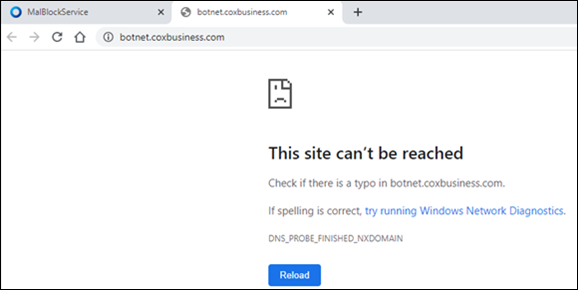 Validating your MalBlock DNS Service